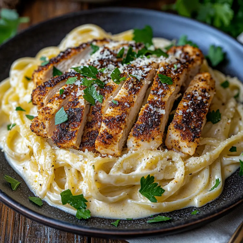Delicious Blackened Chicken Alfredo Recipe – Creamy & Spicy Perfection