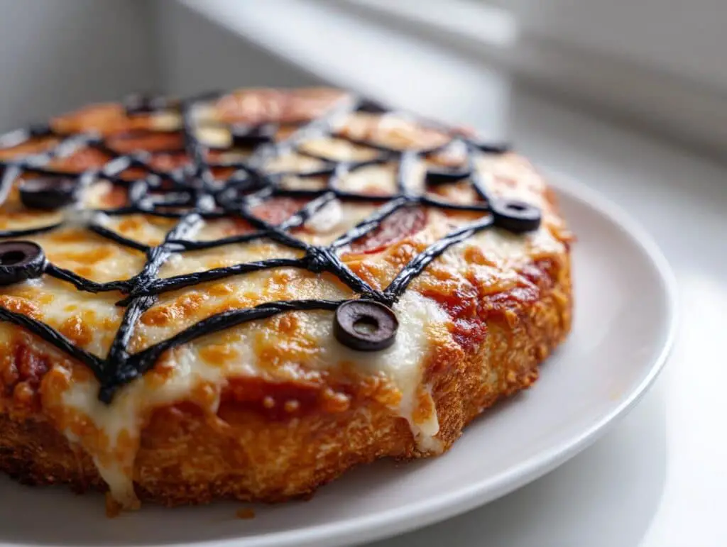 Spooky Spider Web Pizza That Will Haunt Your Taste Buds - empireofrecipes