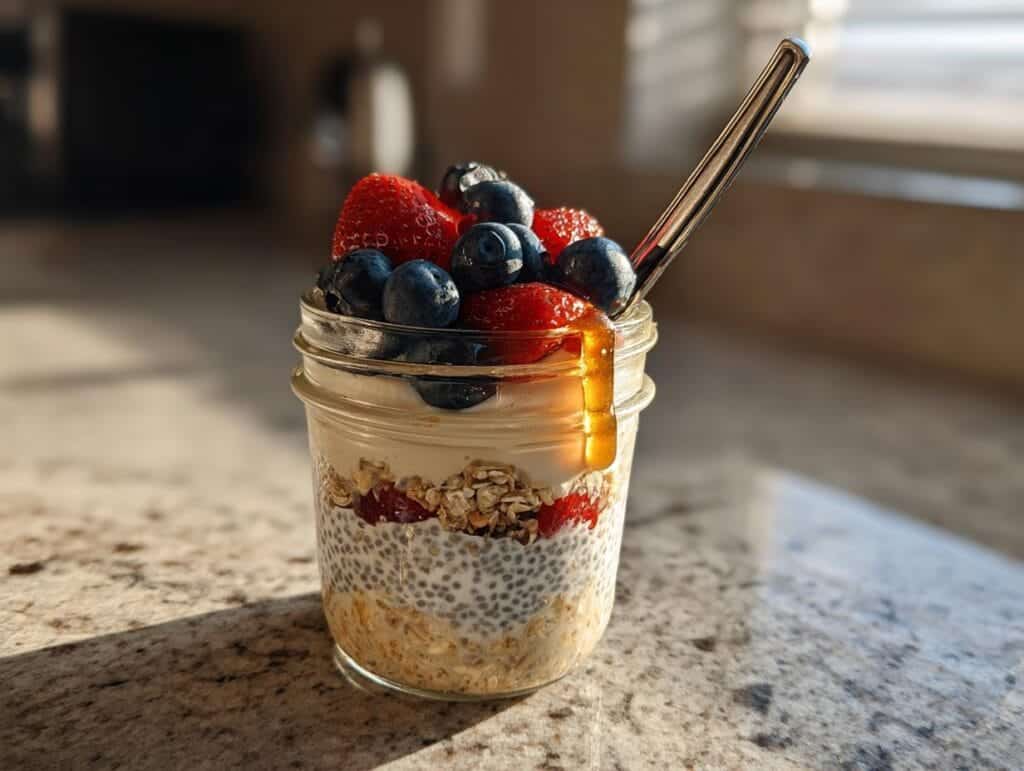 5-Minute Breakfast Overnight Oats for Lazy Mornings - empireofrecipes