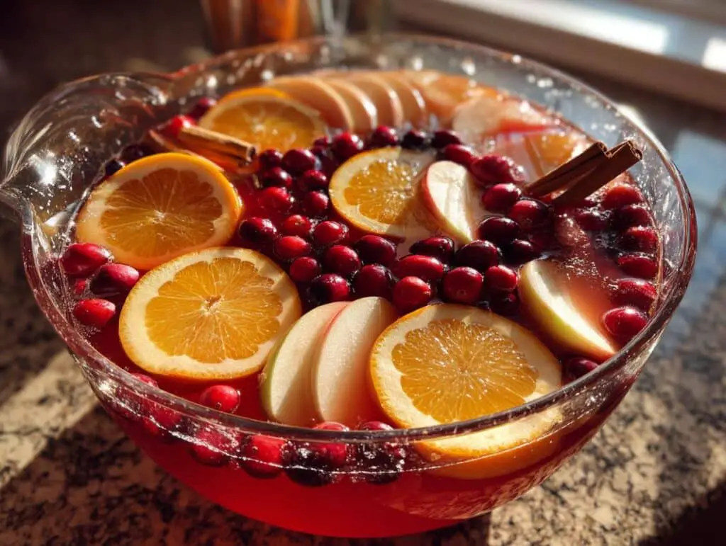10-Minute Christmas Holiday Punch That’s a Crowd-Pleaser - empireofrecipes